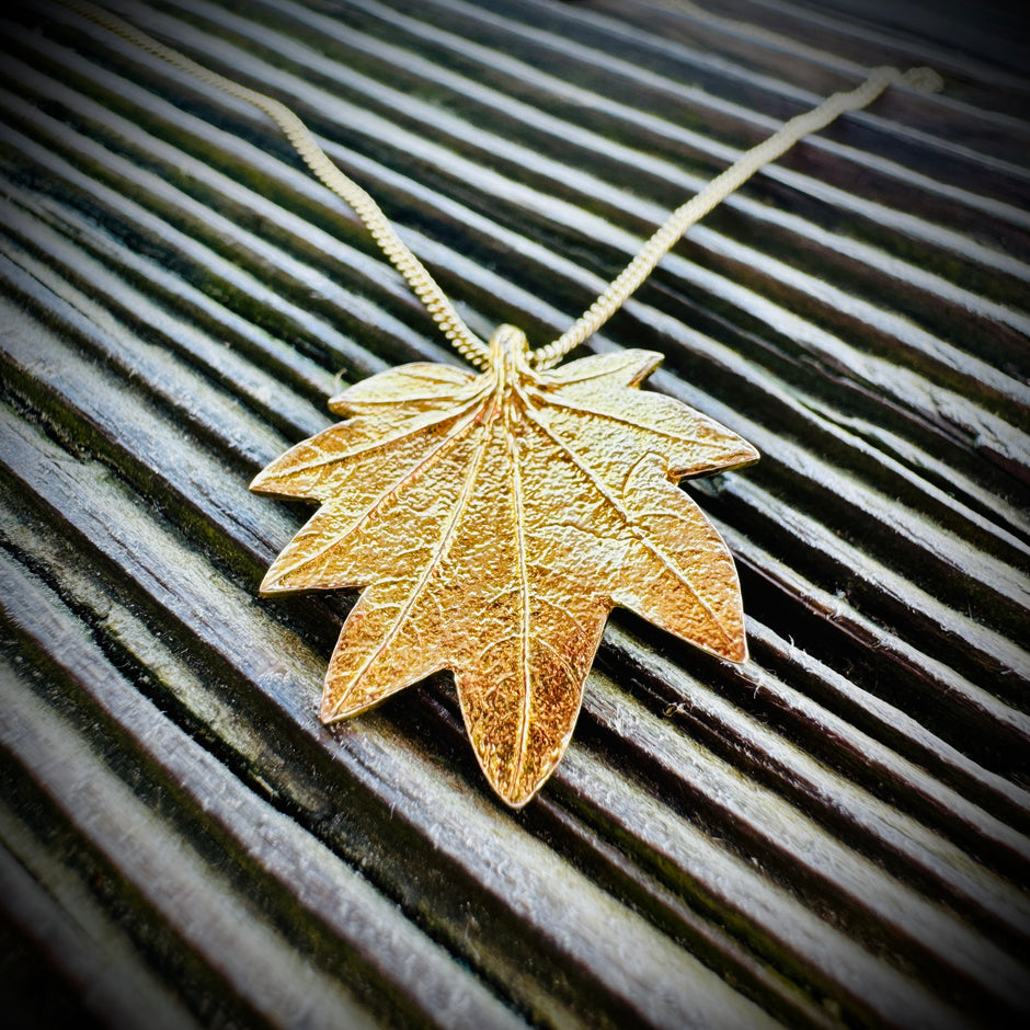 Maple Leaf Jewelry – Morning Moon Nature Jewelry