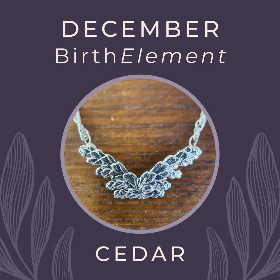 BirthElements - December – Morning Moon Nature Jewelry